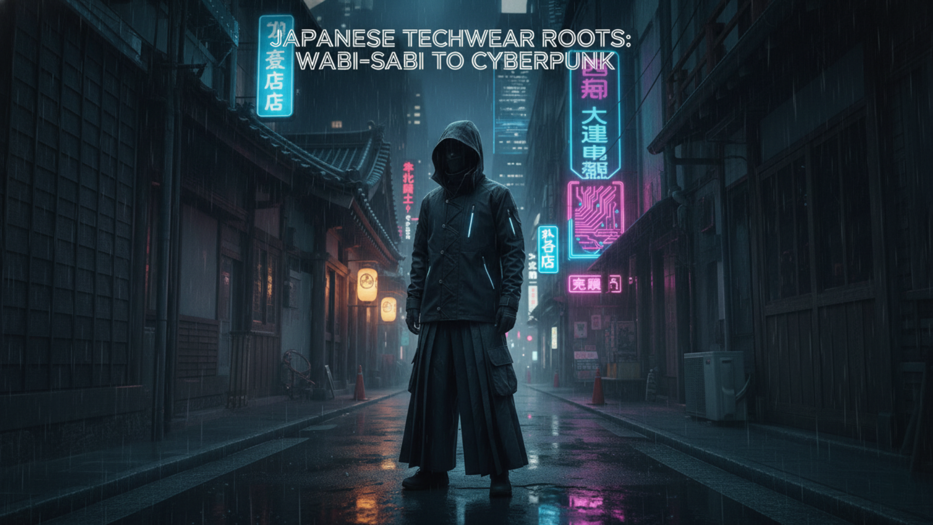 Japanese techwear roots: Design, Philosophy & Cyberpunk 2025 – Blackout ...