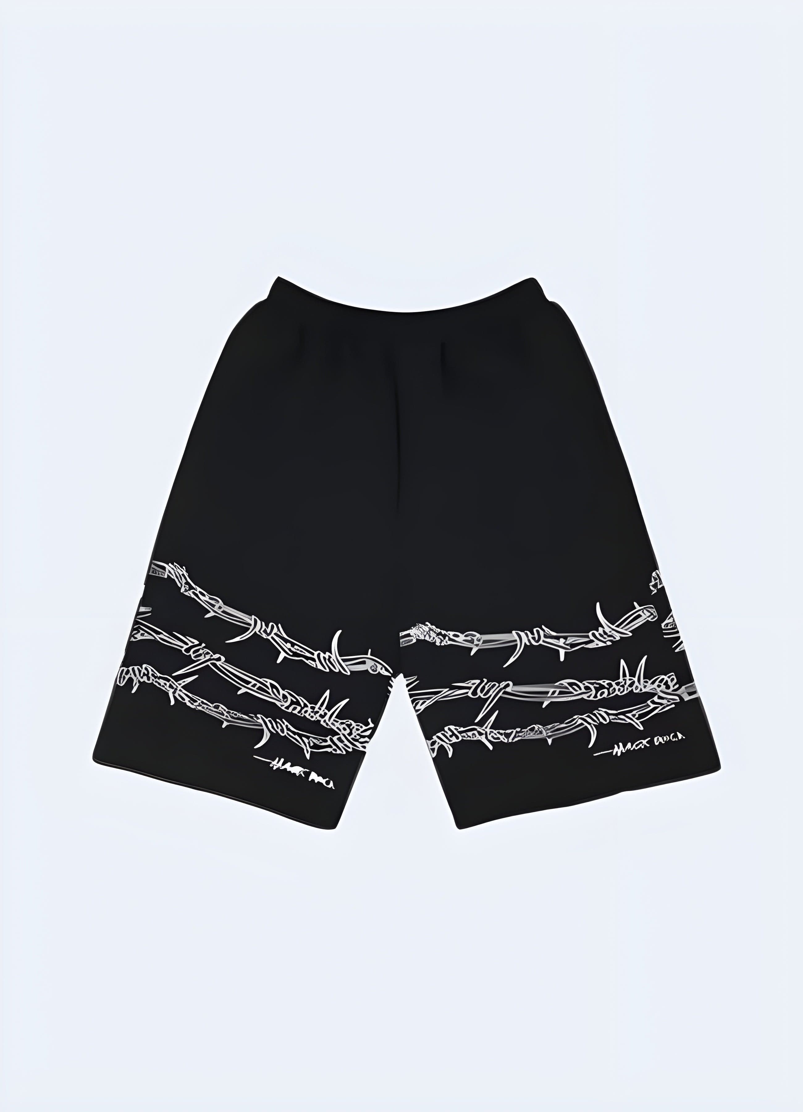 Barbed Wire Shorts – Blackout Techwear UK