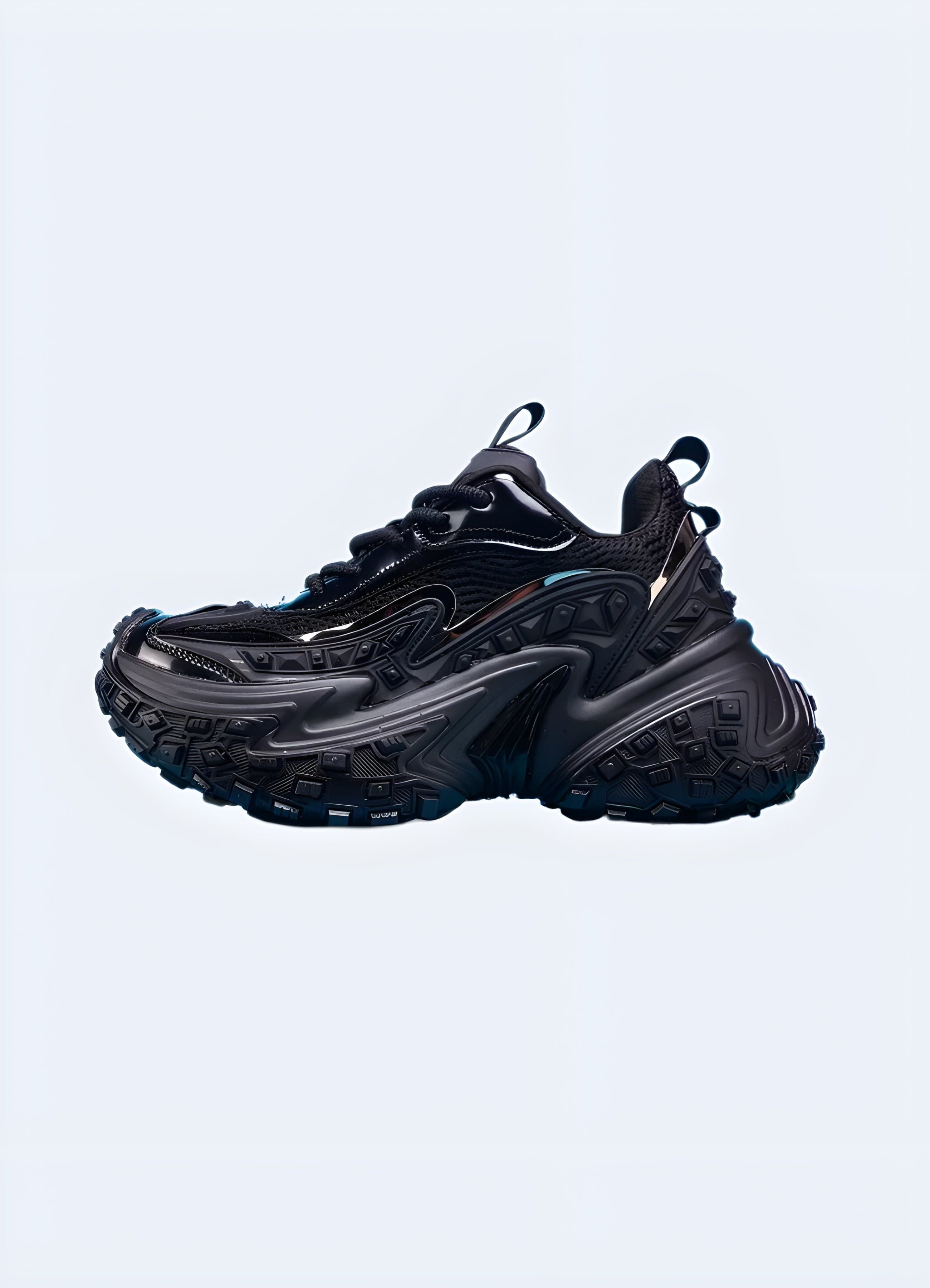 Black Goth Sneakers – Blackout Techwear UK