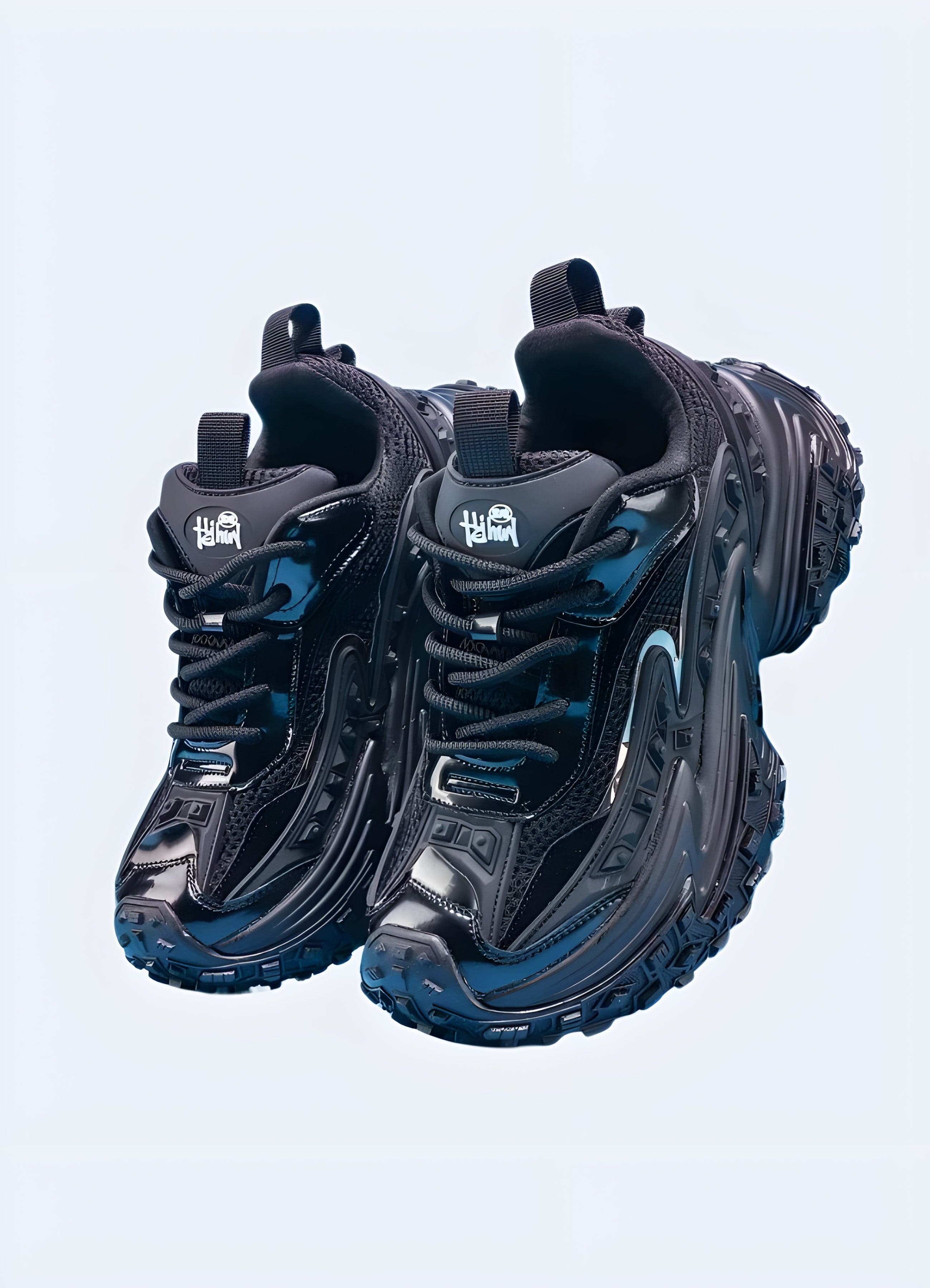 Black Goth Sneakers – Blackout Techwear UK