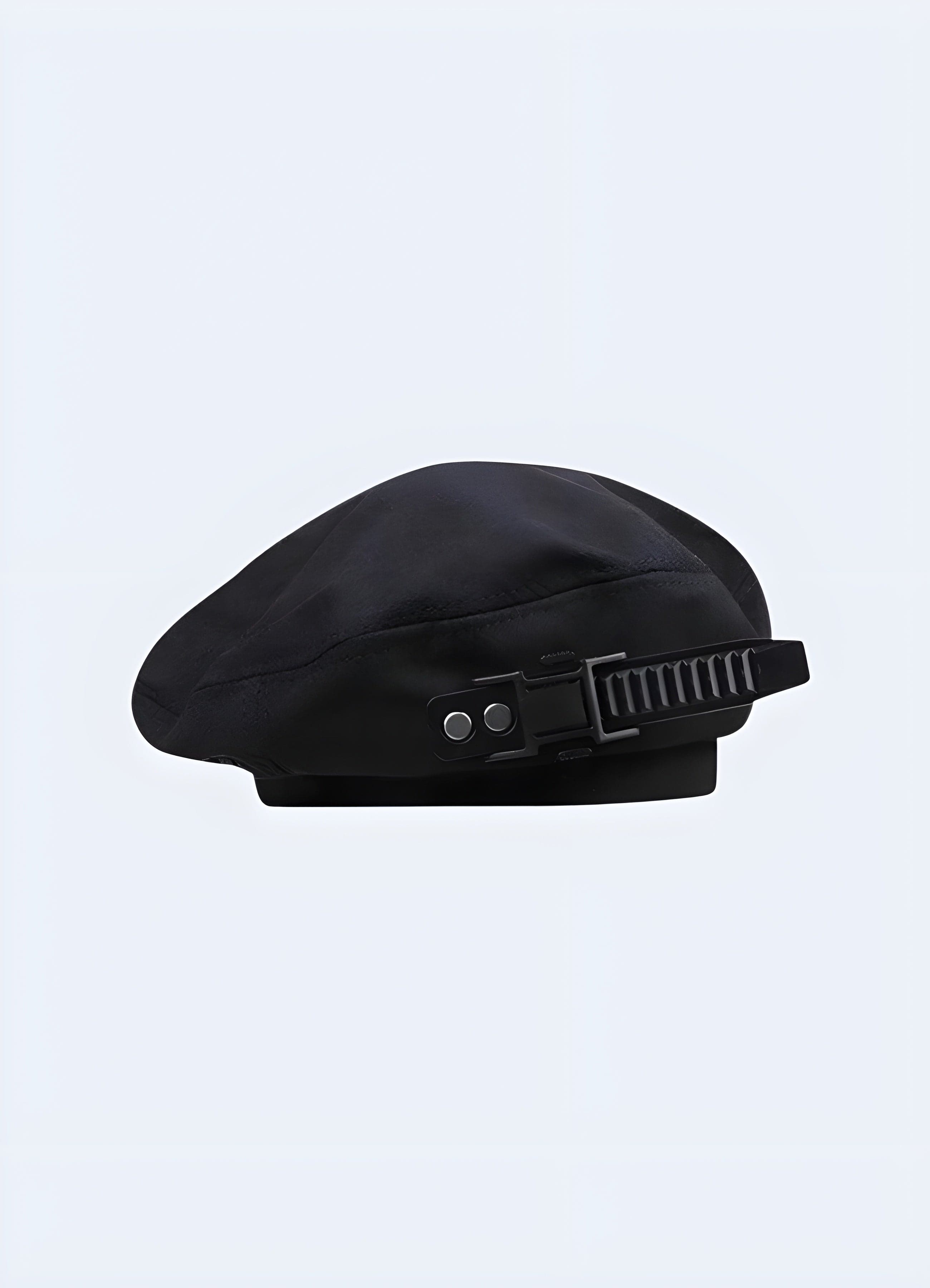 Black Tactical Beret – Blackout Techwear UK