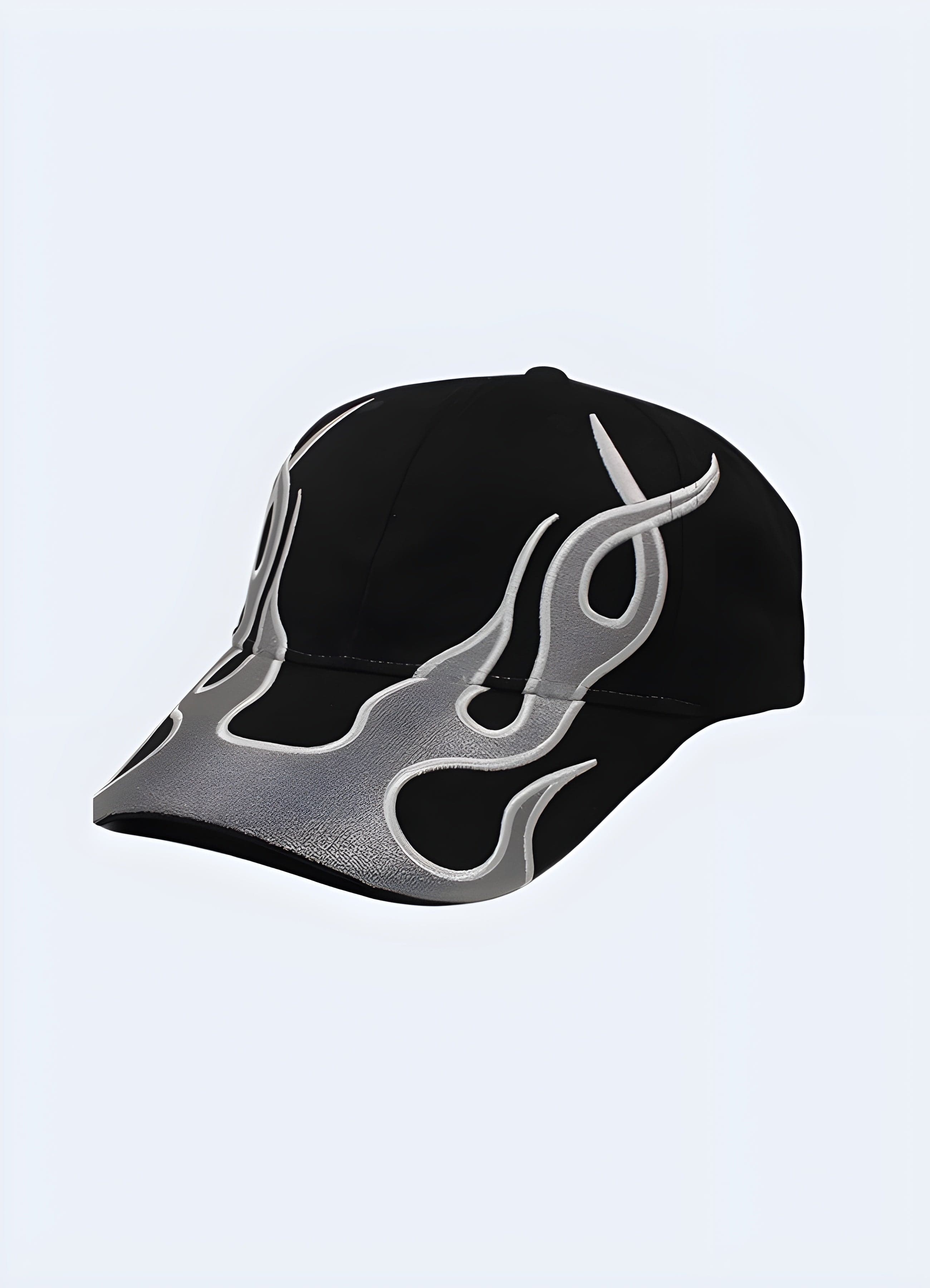Cap With Flames – Blackout Techwear UK