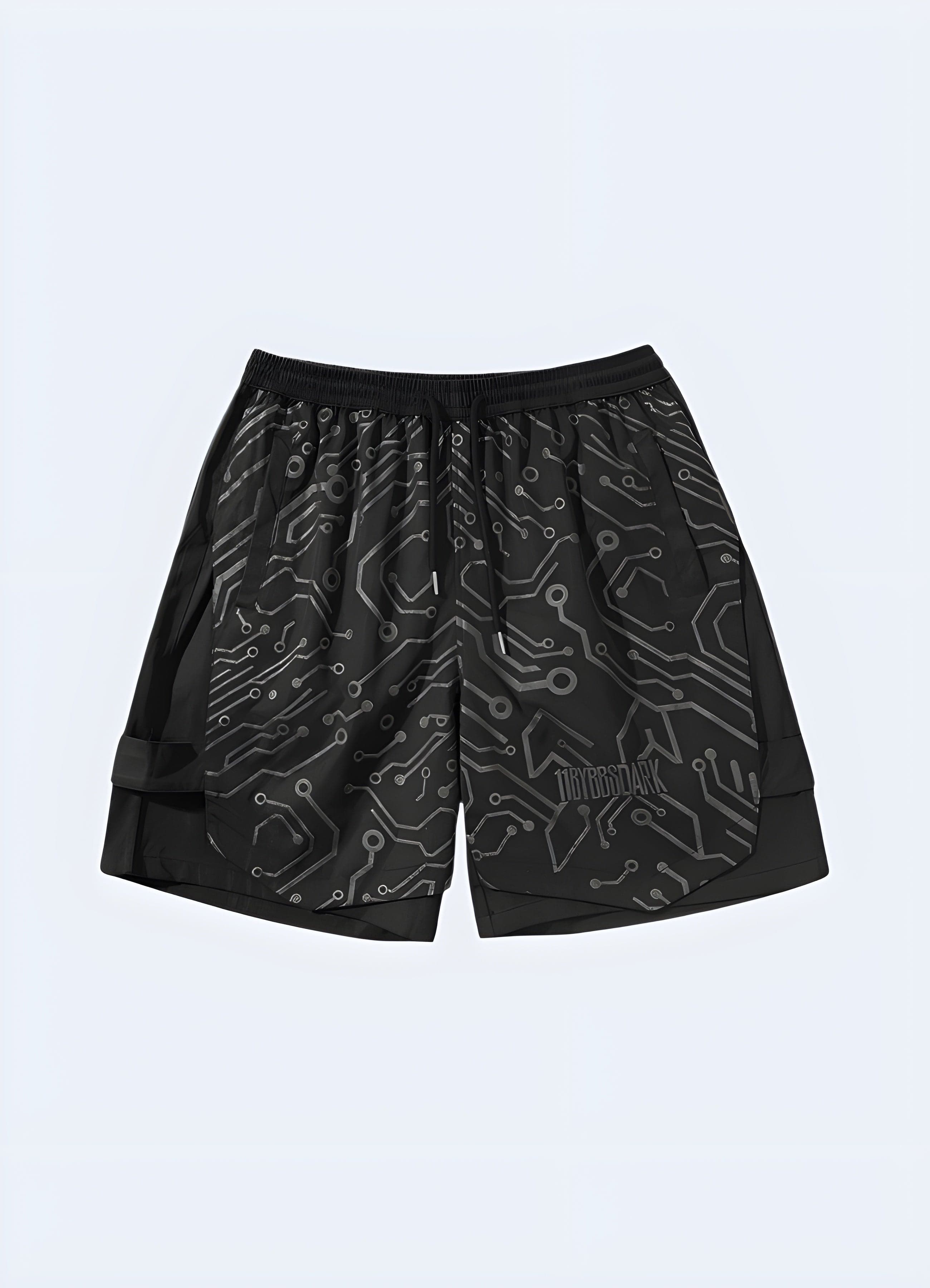 Cybernetic Shorts – Blackout Techwear UK