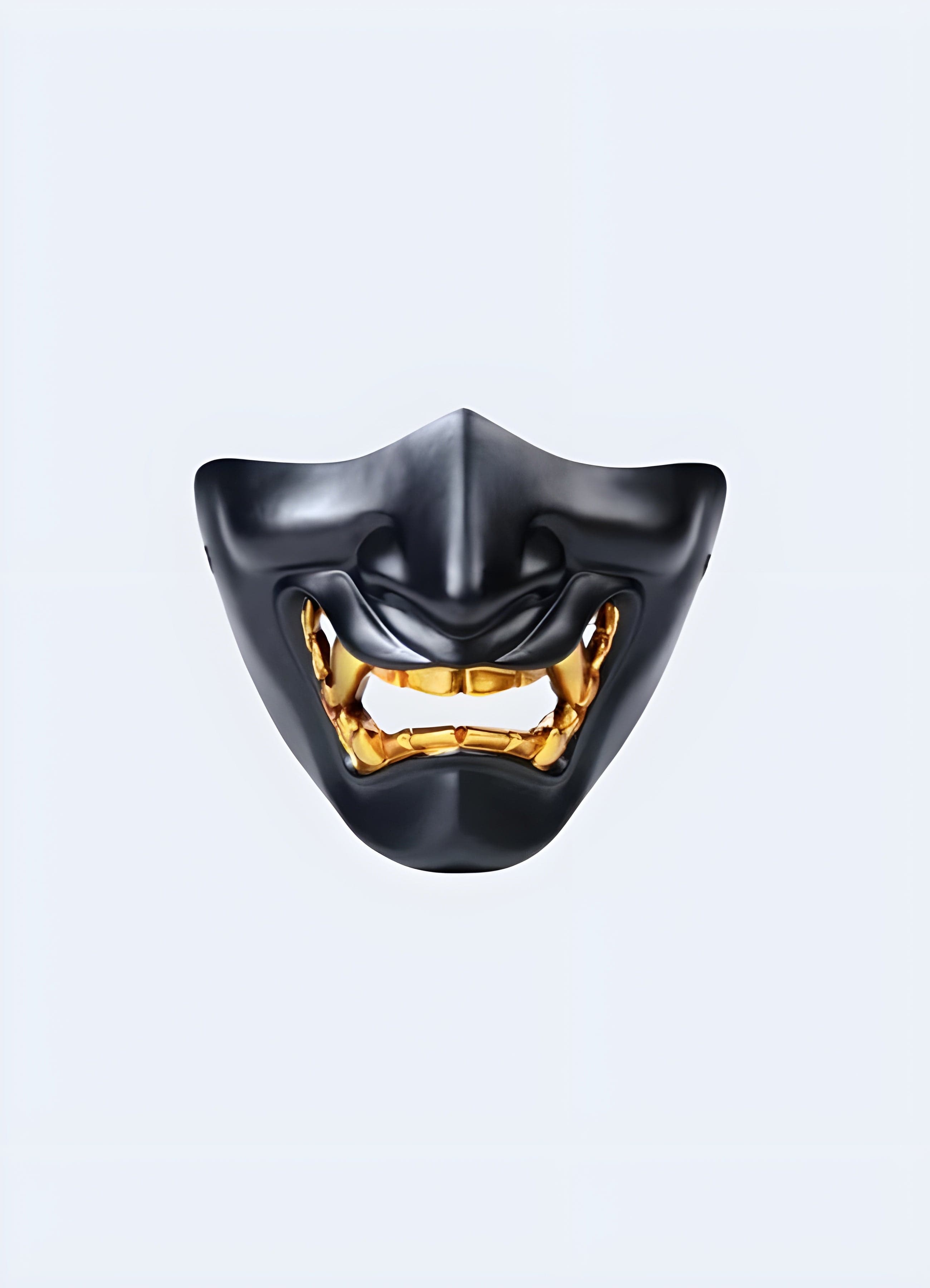 Cyberpunk Oni Mask – Blackout Techwear UK
