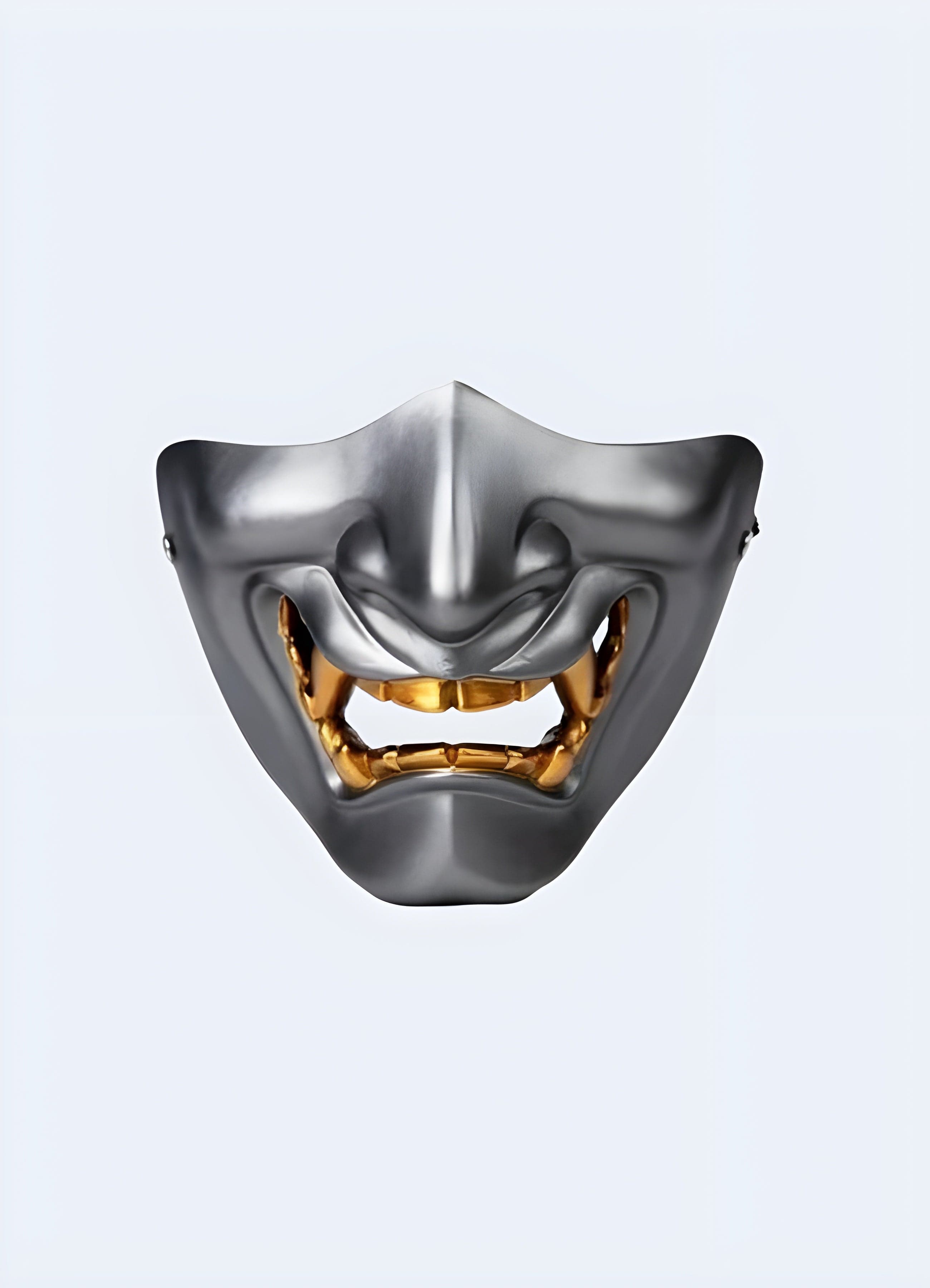 Cyberpunk Oni Mask – Blackout Techwear UK