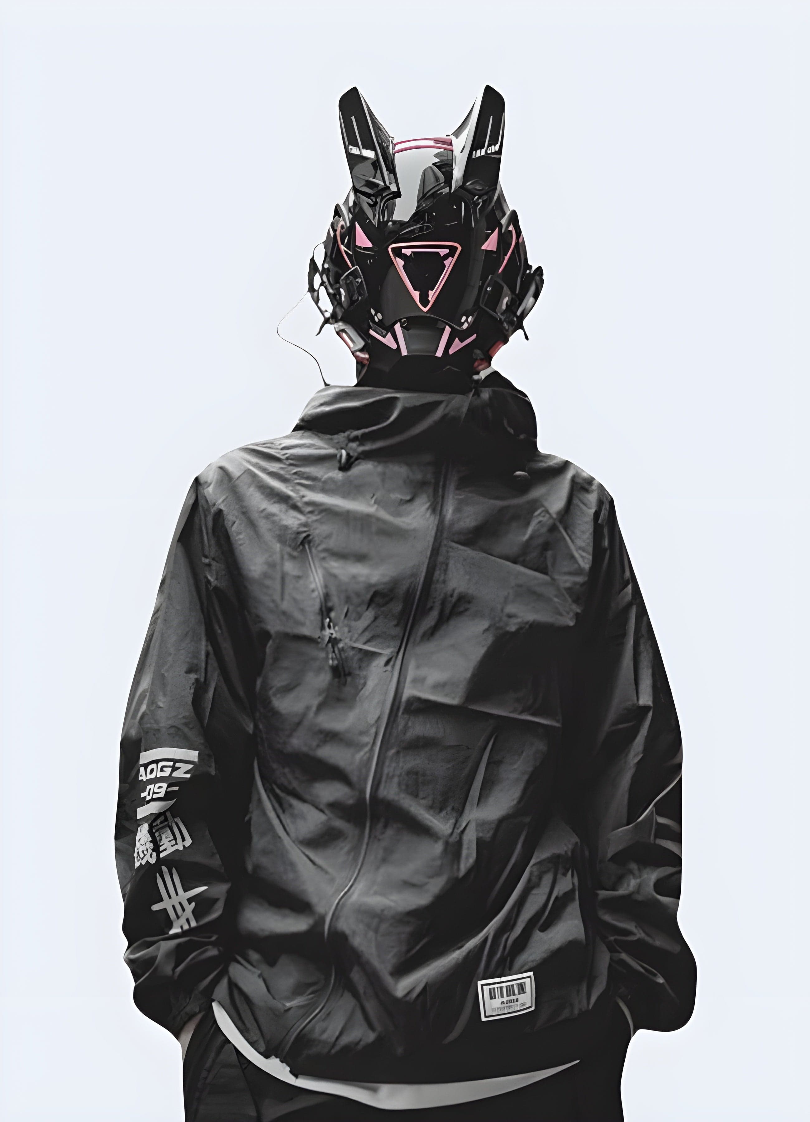 Cyberpunk Techwear Helmet – Blackout Techwear UK