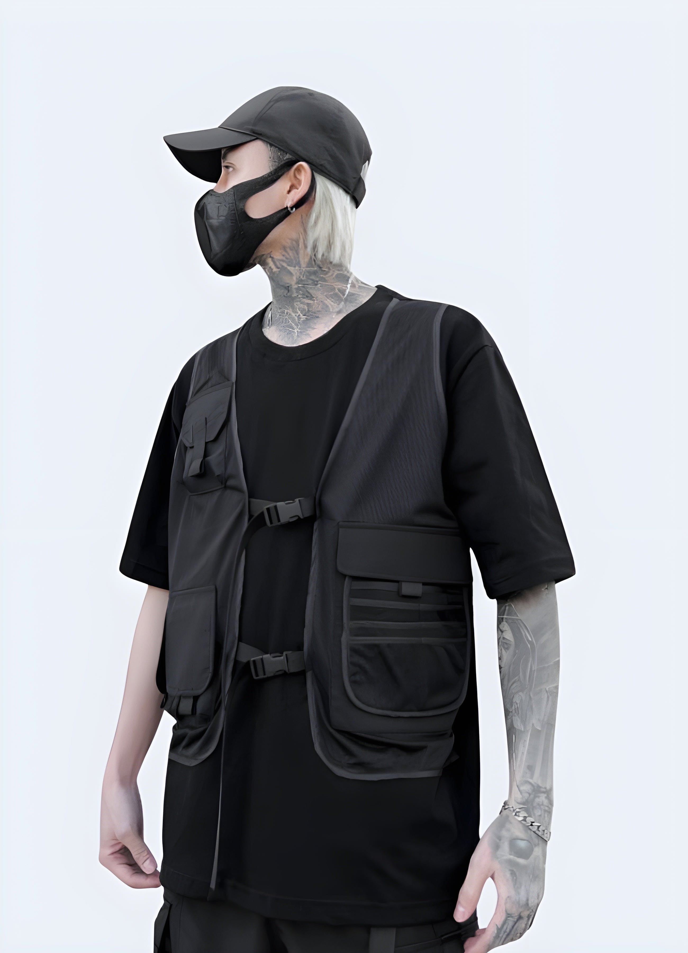 Modular Futuristic Shirt – Blackout Techwear UK