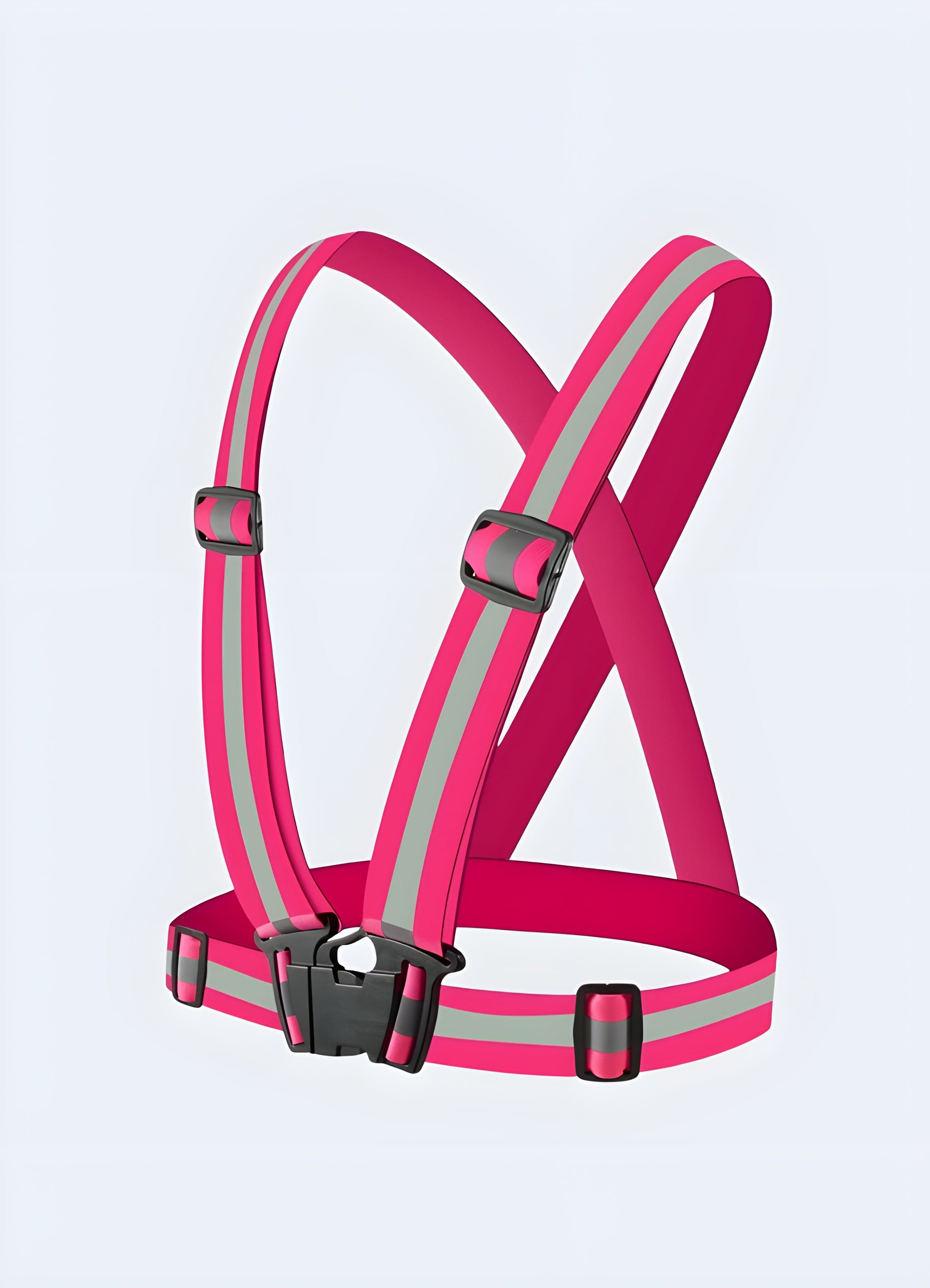 Neon Color Reflective Stripes Techwear Harness – Blackout Techwear UK