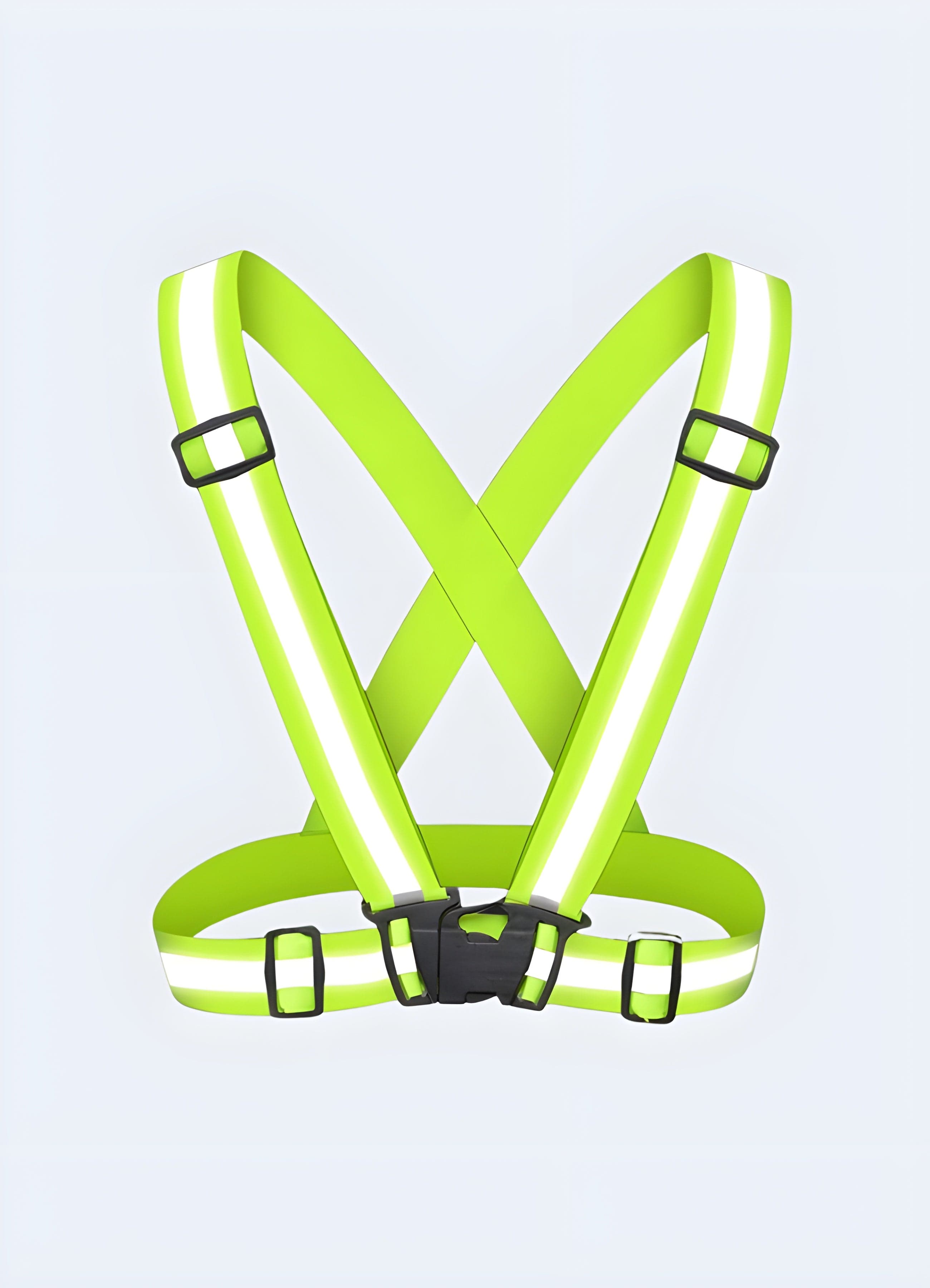 Neon Color Reflective Stripes Techwear Harness – Blackout Techwear UK