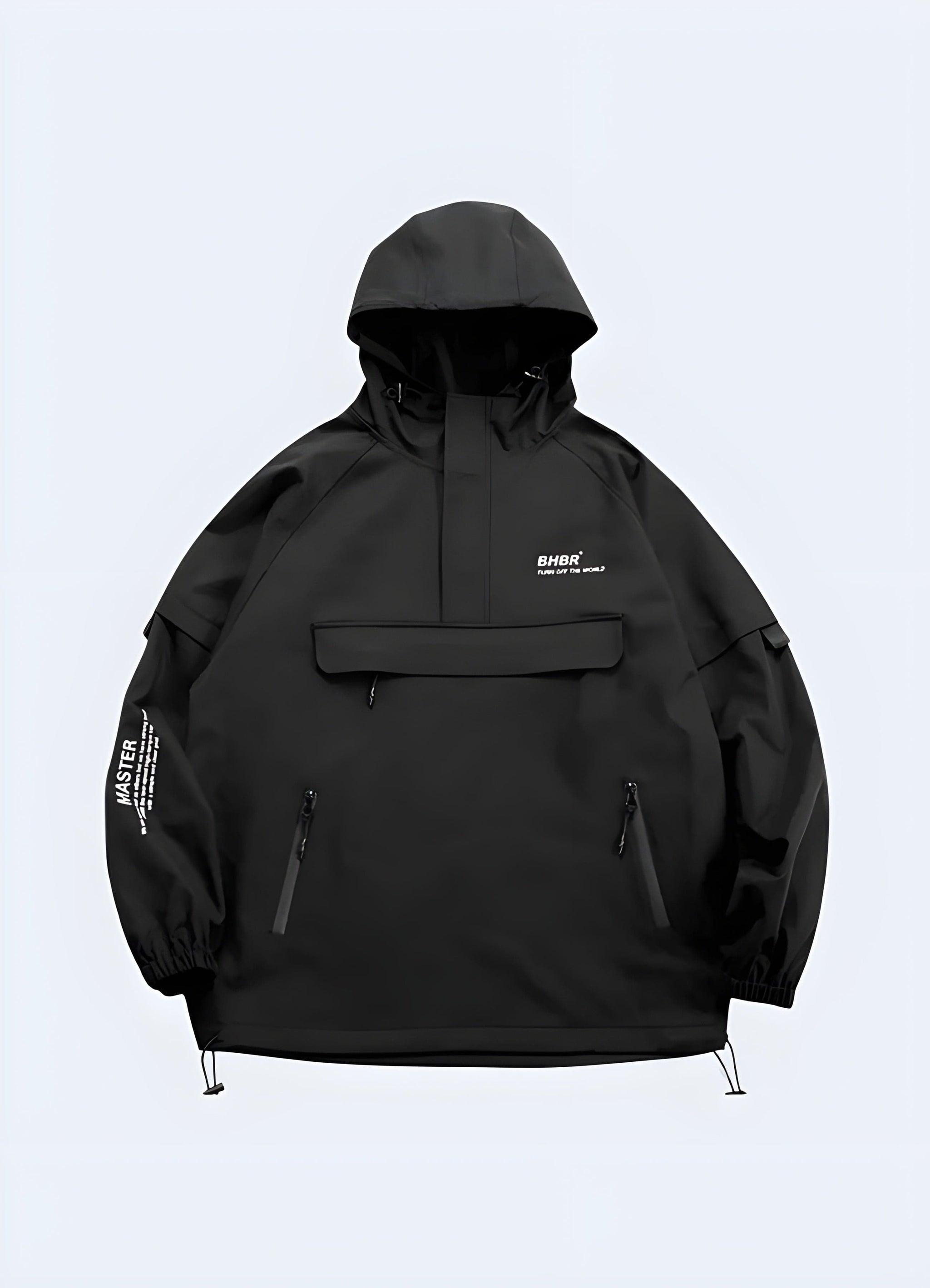 Techwear Shell Jacket – Blackout Techwear UK