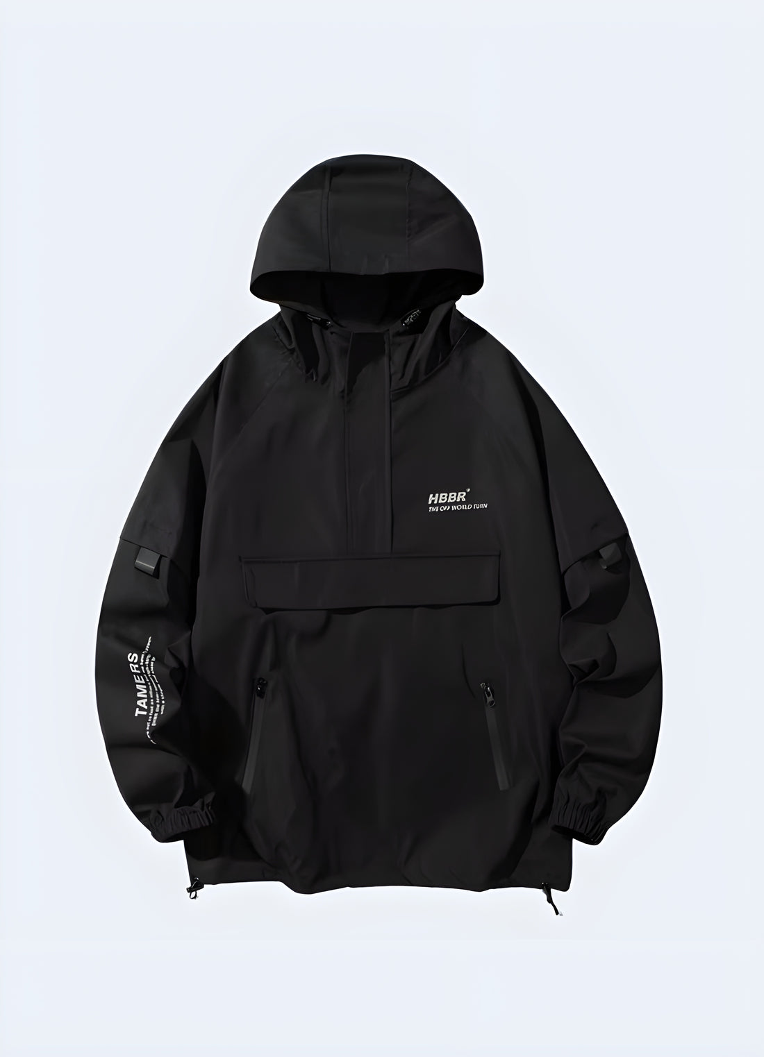 Techwear Shell Jacket – Blackout Techwear UK