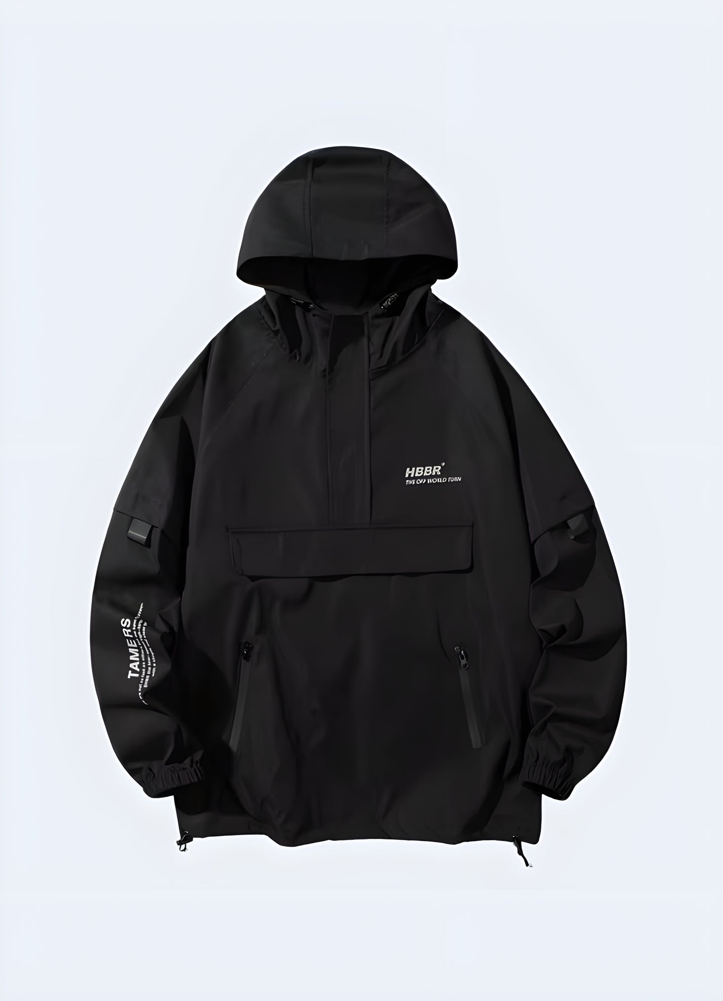 Techwear Shell Jacket – Blackout Techwear UK