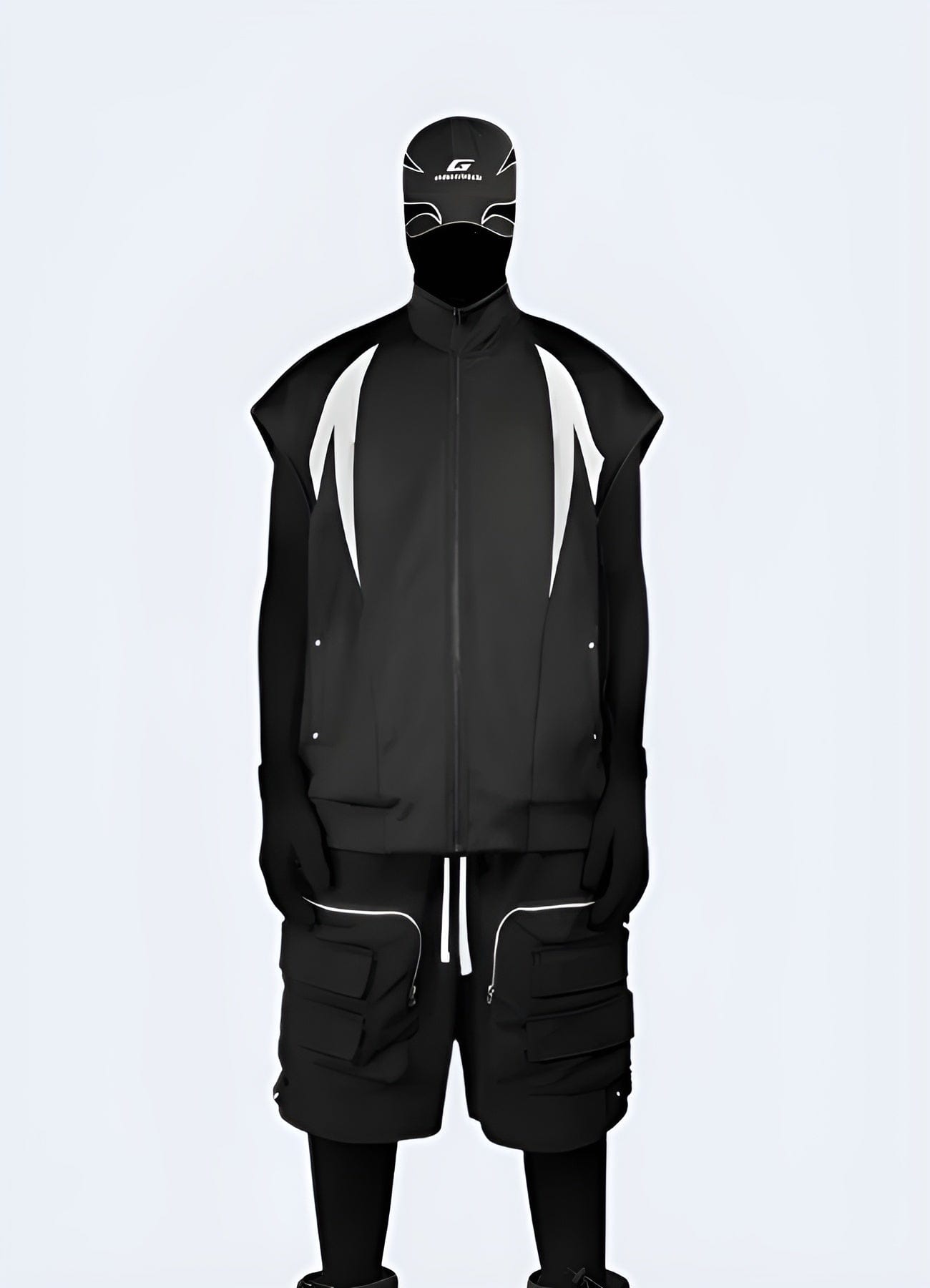 Techwear Waistcoat – Blackout Techwear UK