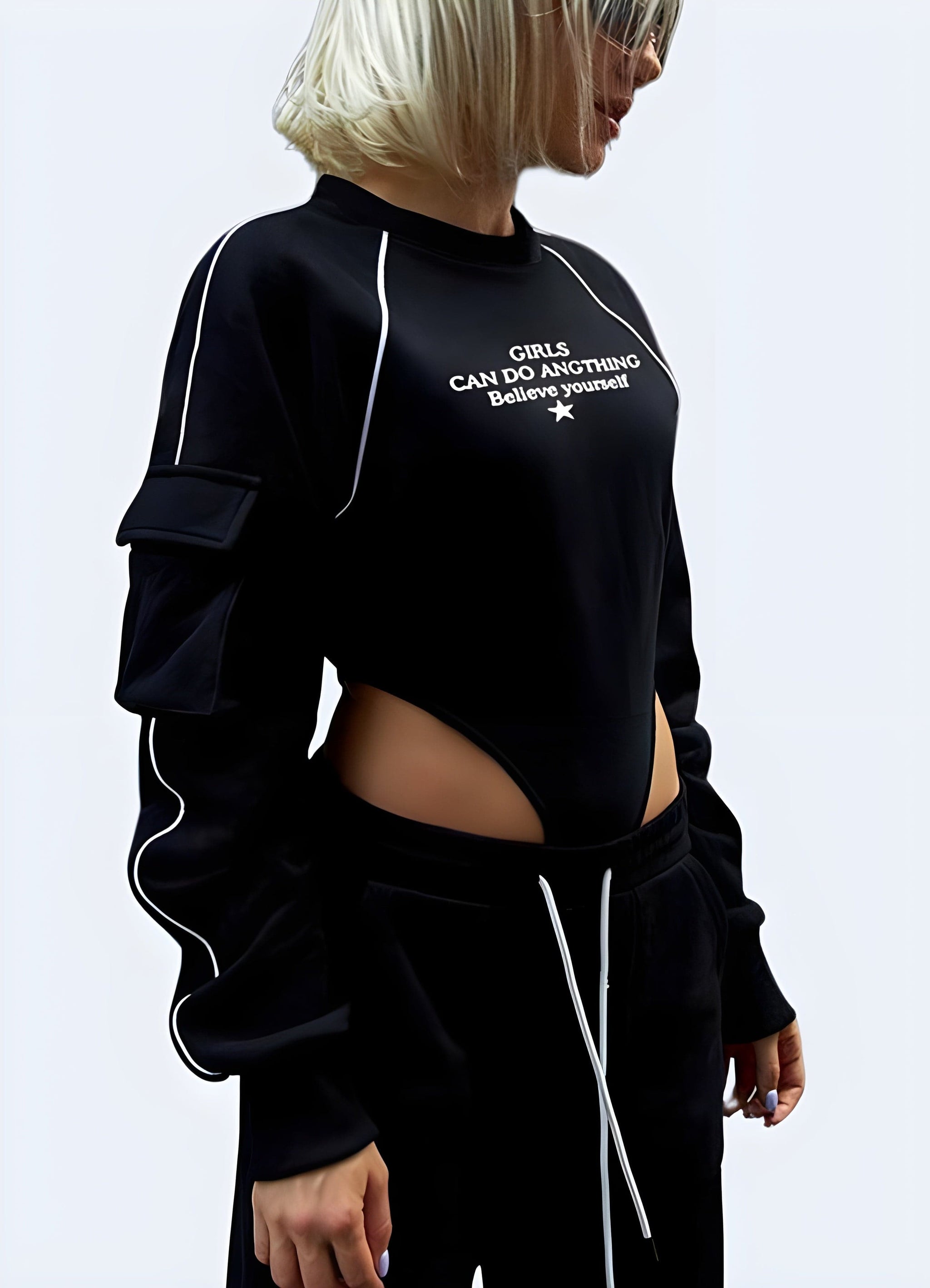Techwear Longsleeve Bodysuit – Blackout Techwear UK