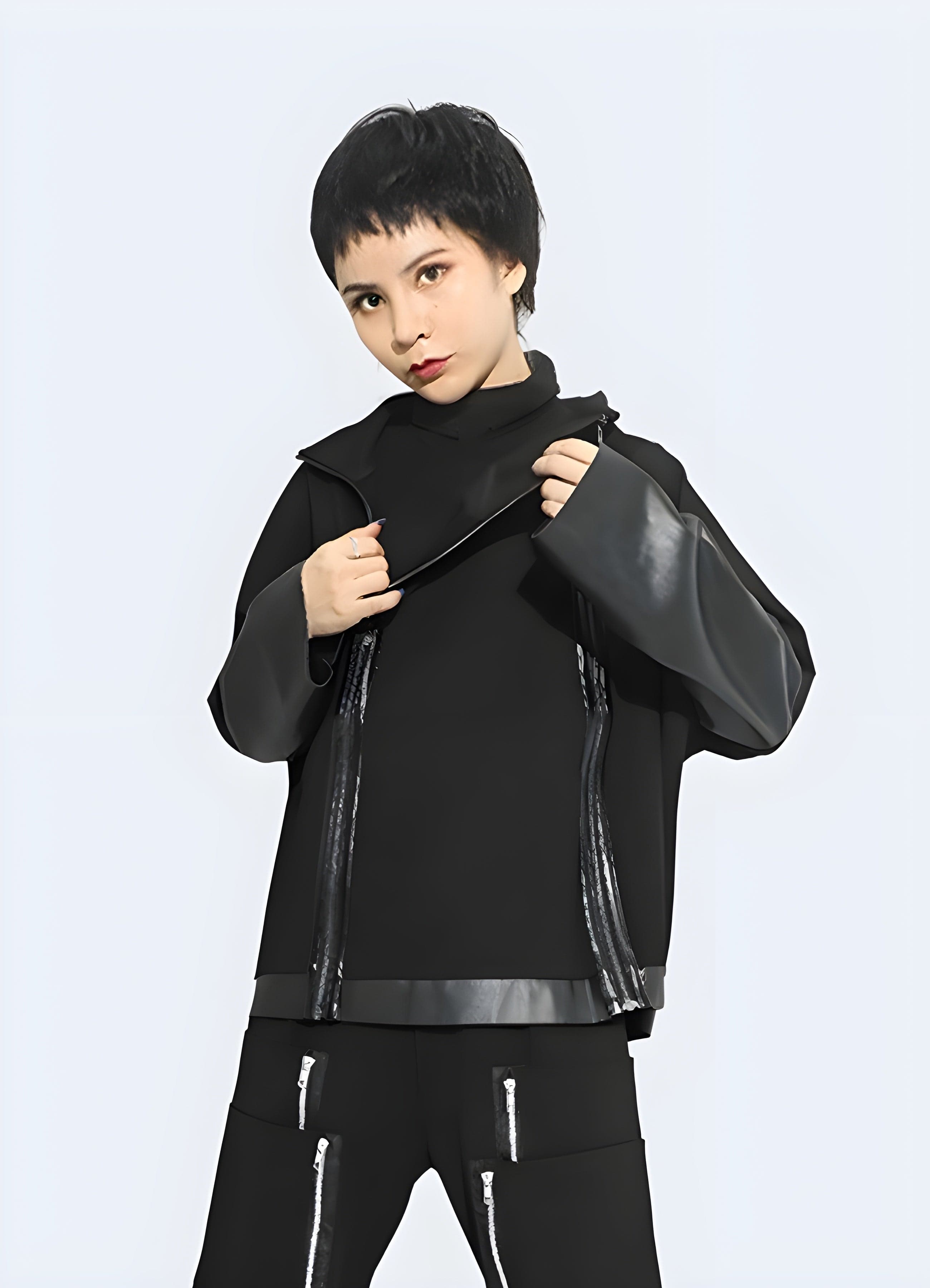 High Collar Jacket Women's – Blackout Techwear UK