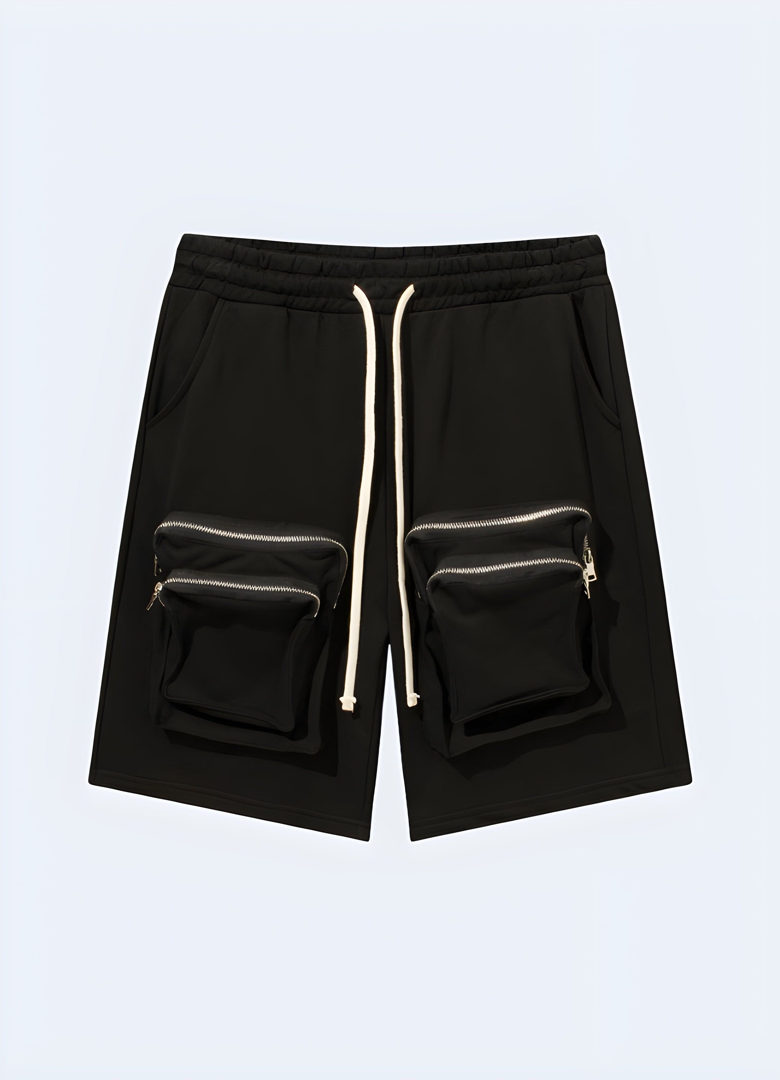 Zipper Cargo Shorts – Blackout Techwear UK