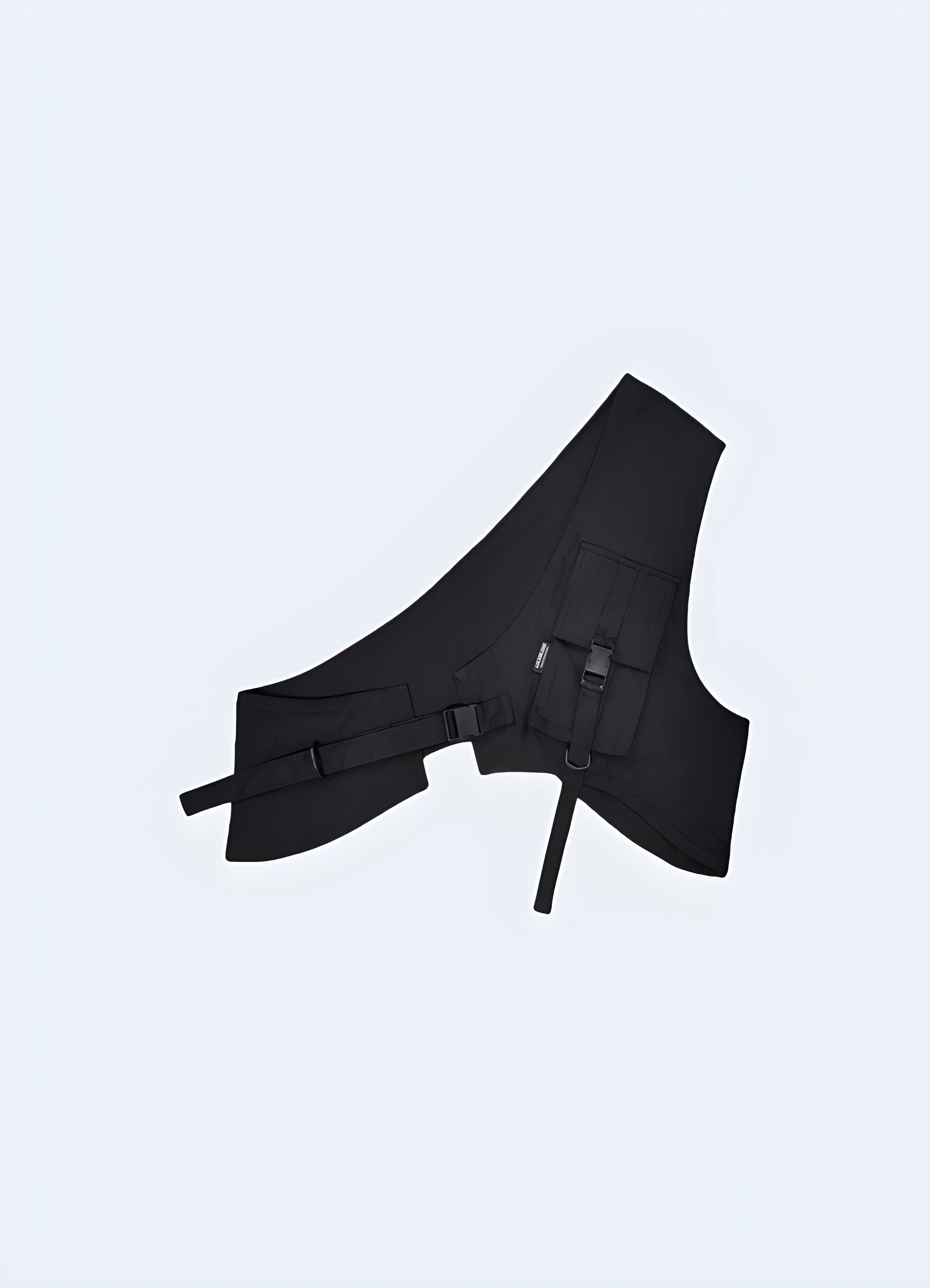 Black Half Vest – Blackout Techwear UK