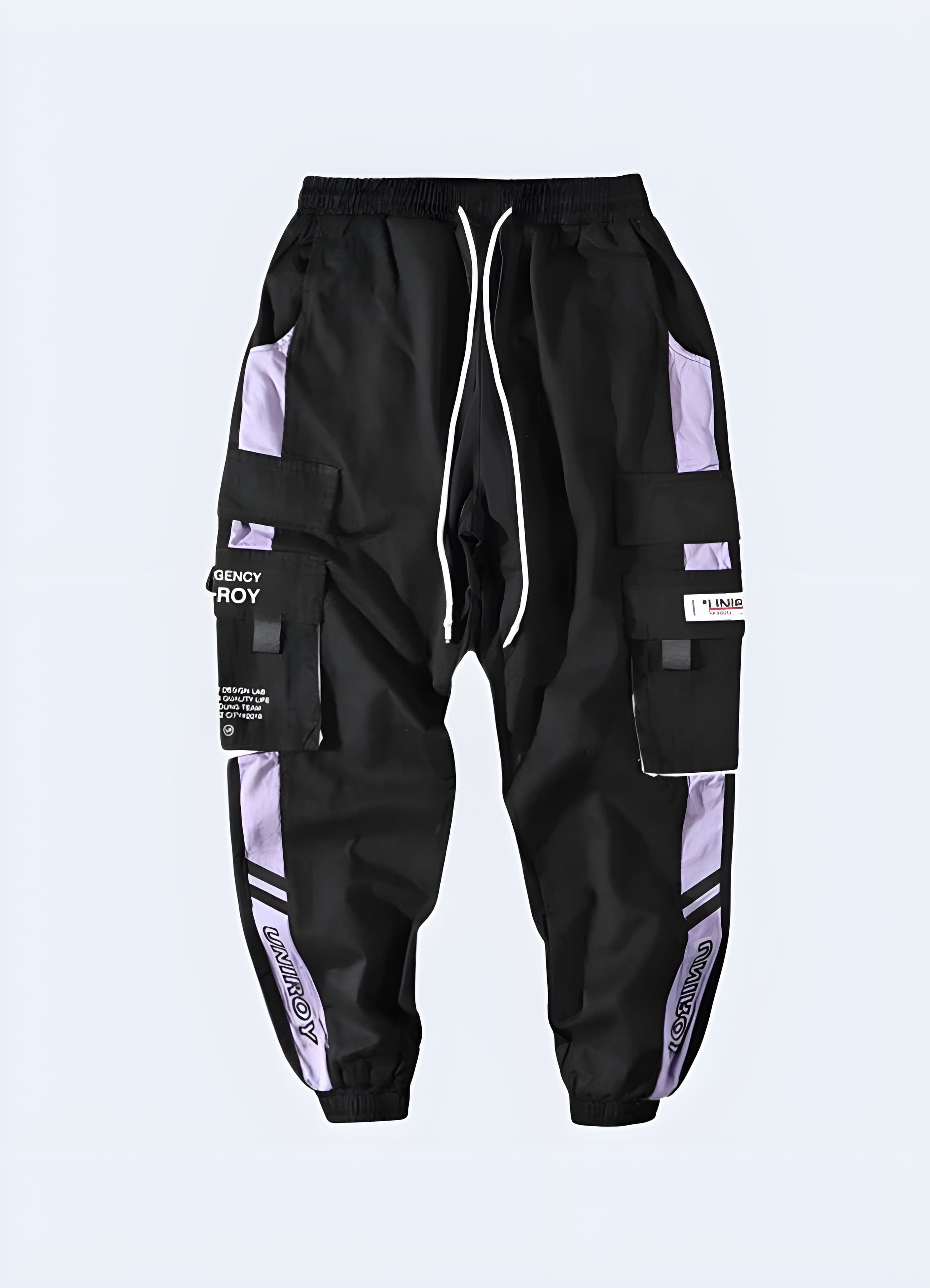 Purple Techwear Pants – Blackout Techwear UK